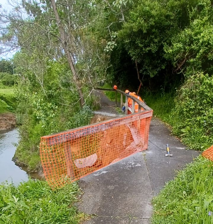 Storm damaged Kawakawa footpath reopens | Far North District Council