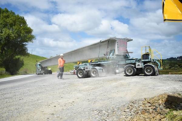 Beam delivery for Kāeo Bridge | Far North District Council
