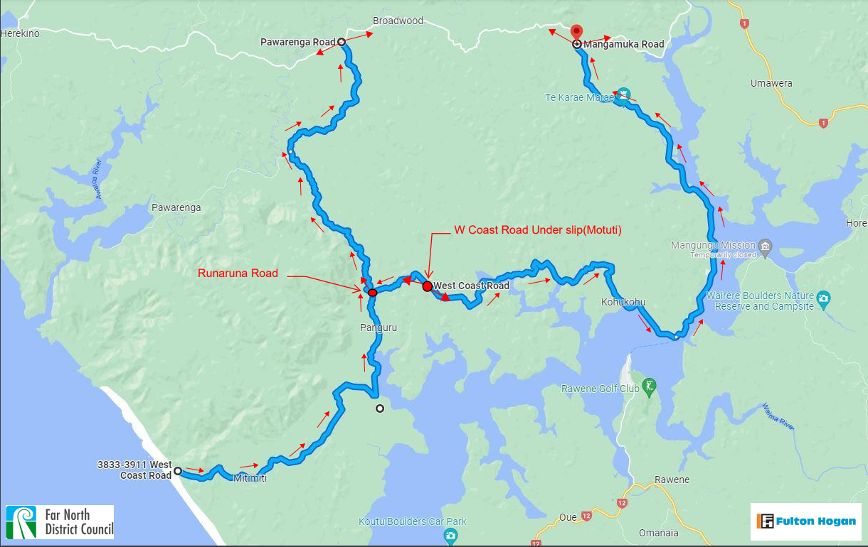 West Coast Road to re-open for light traffic only by the weekend | Far ...